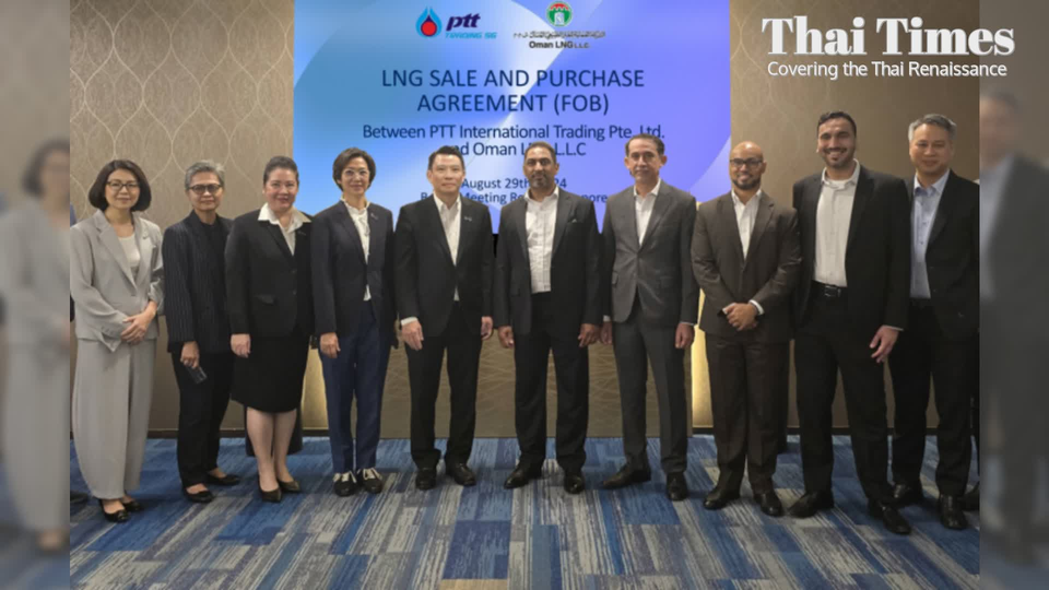 PTT Inks Long-term LNG Supply Deal with Oman - Thai Times