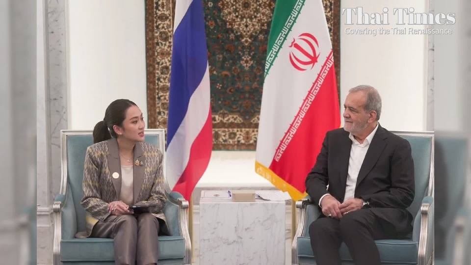 Thai PM Discusses Strengthening Ties with Iran at ACD Summit - Thai Times