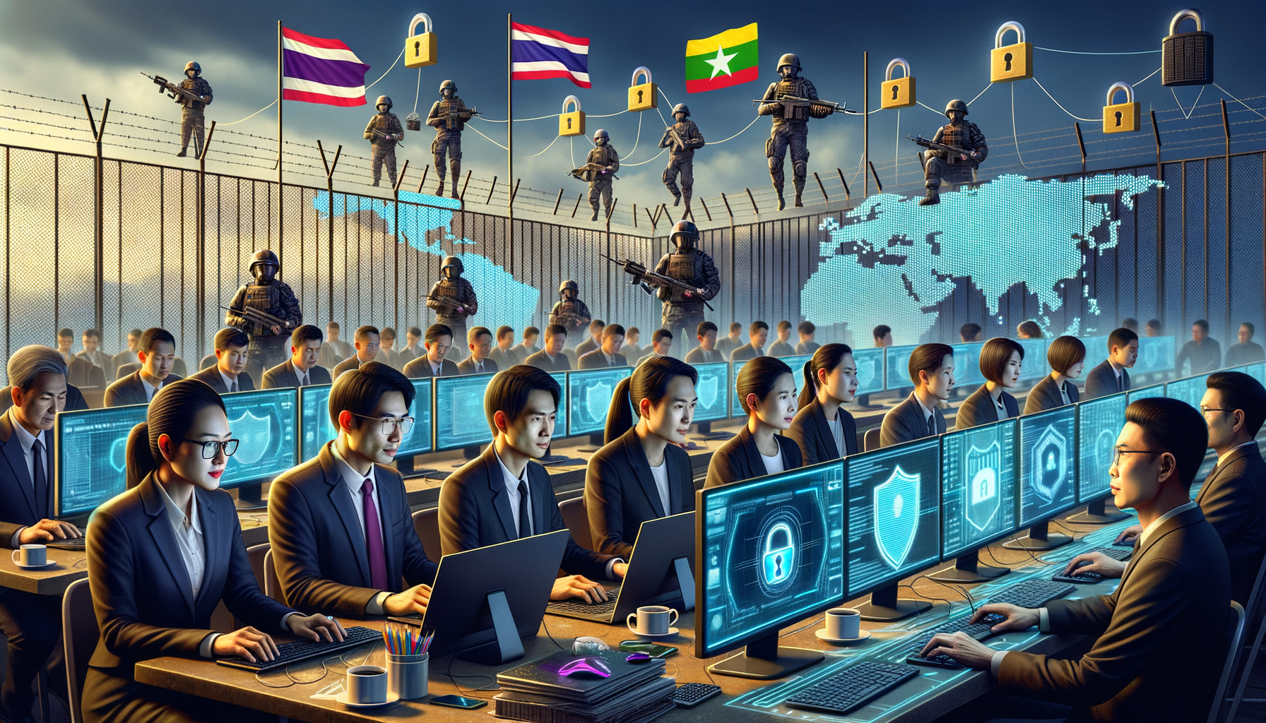 Thailand and Myanmar Commit to Tackling Transnational Call Centre Scams - Thai Times