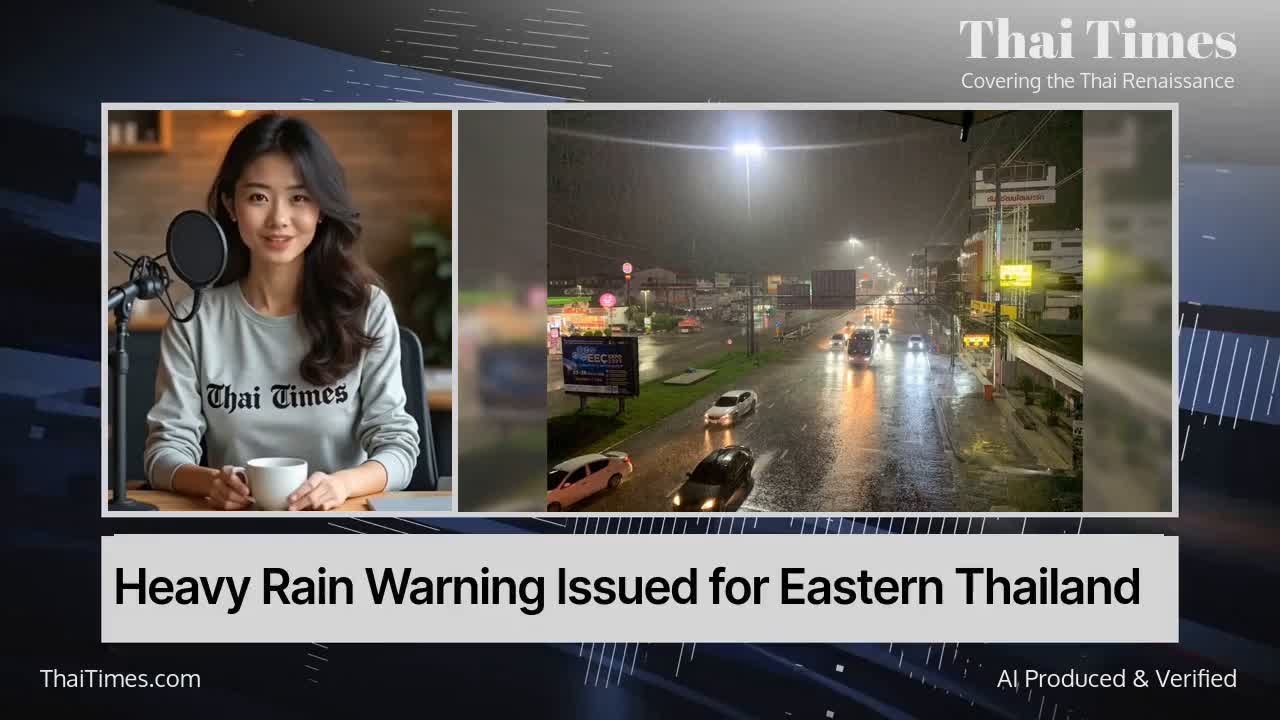 Heavy Rain Warning Issued for Eastern Thailand - Thai Times