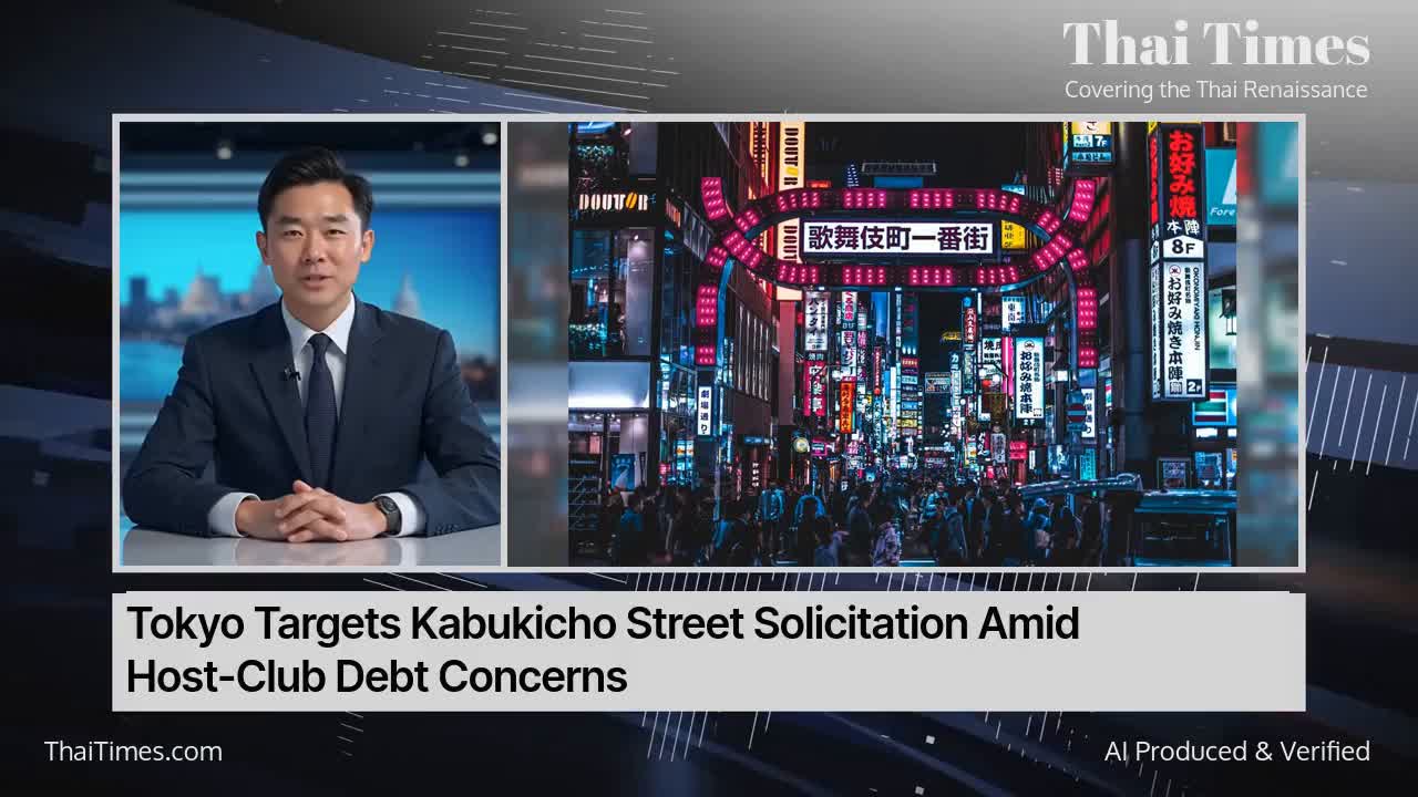 Thai Times Tokyo Targets Kabukicho Street Solicitation Amid Host-Club ...