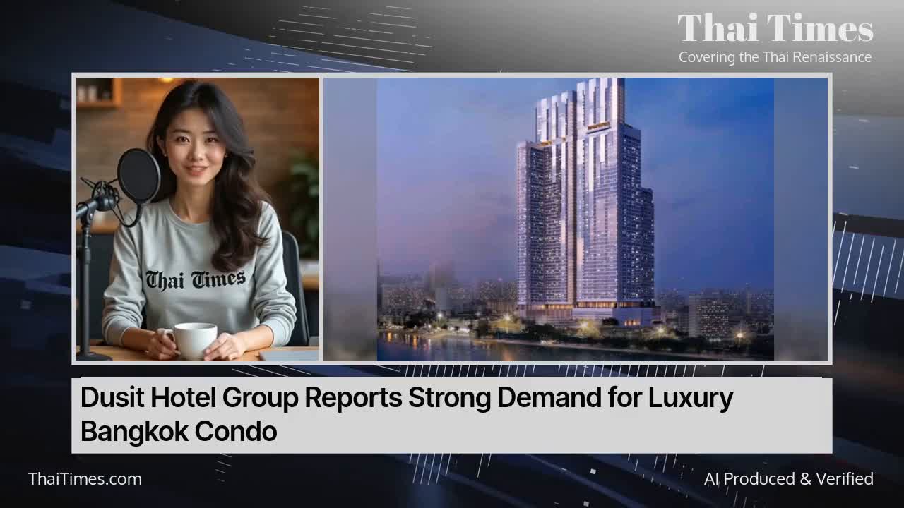 Dusit Hotel Group Reports Strong Demand for Luxury Bangkok Condo - Thai ...