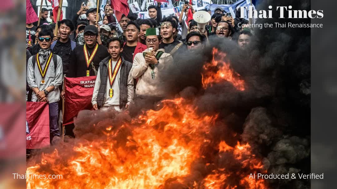 Indonesia’s Rage Boils Over: Deadly Protests Erupt Amid Lawmakers ...