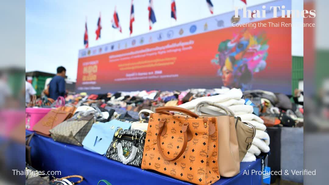 Thailand Destroys Over 1.5 Million Counterfeit Goods Worth 900 Million ...