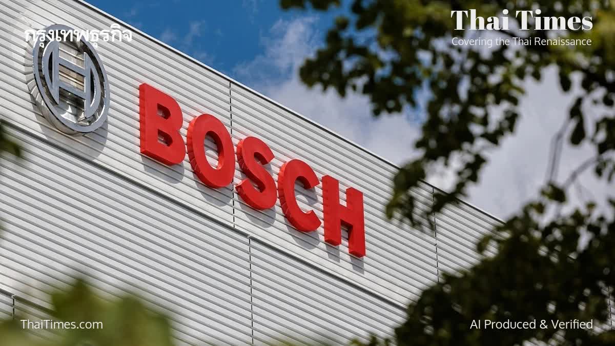 Bosch and SRA Seal Partnership to Advance High-Performance EV Development in Thailand - Thai Times