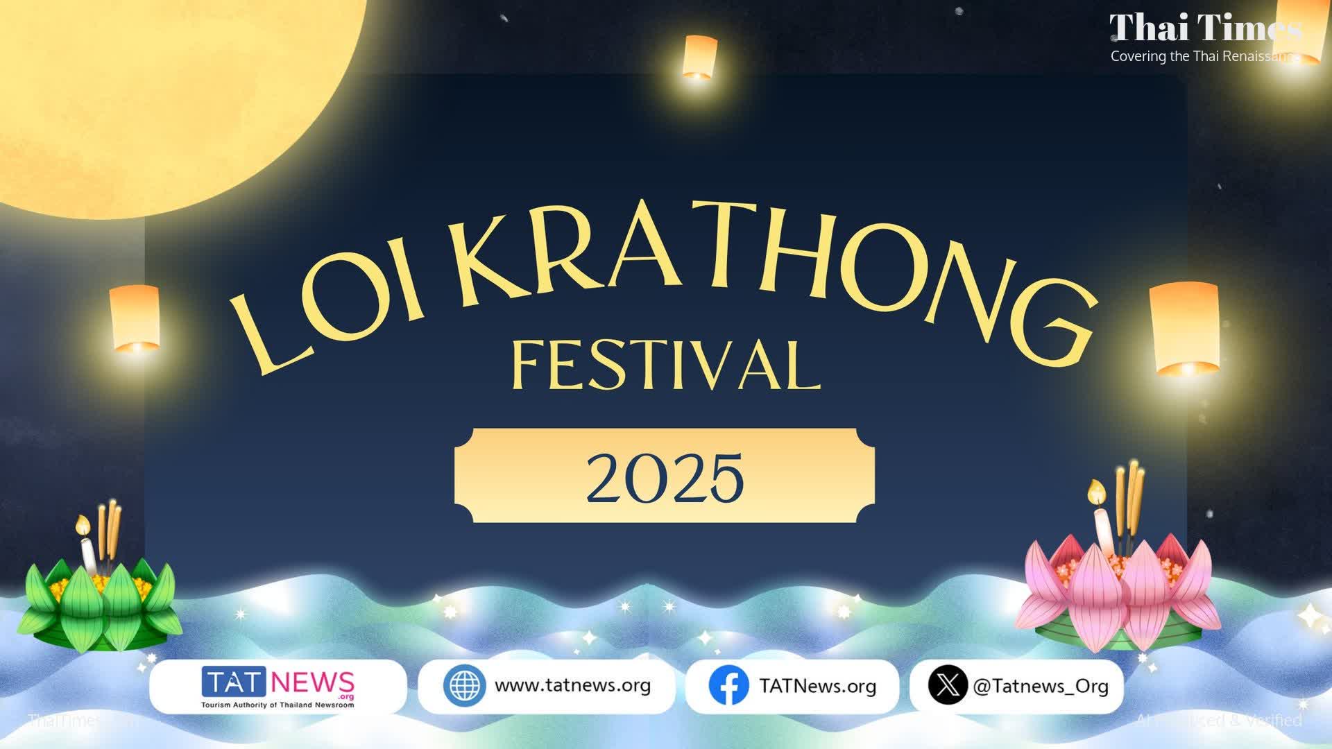 Thailand’s Celebrations Glow for Loi Krathong 2025 Despite National ...